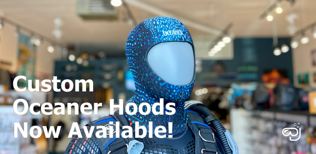 Custom Printed Oceaner Hoods Now Available! | Diving Sports Canada ...